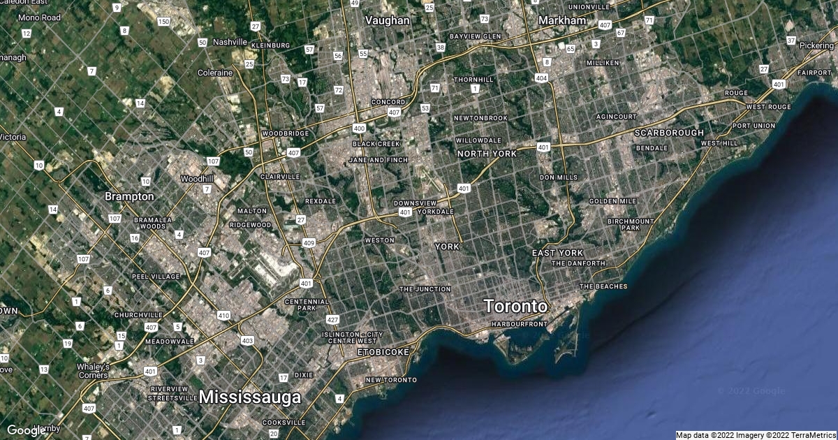 map of toronto : Scribble Maps