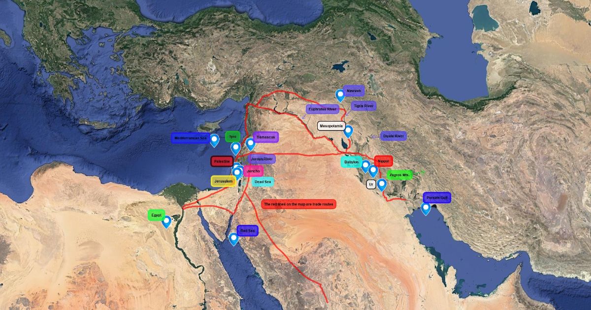 Ancient Near east : Scribble Maps