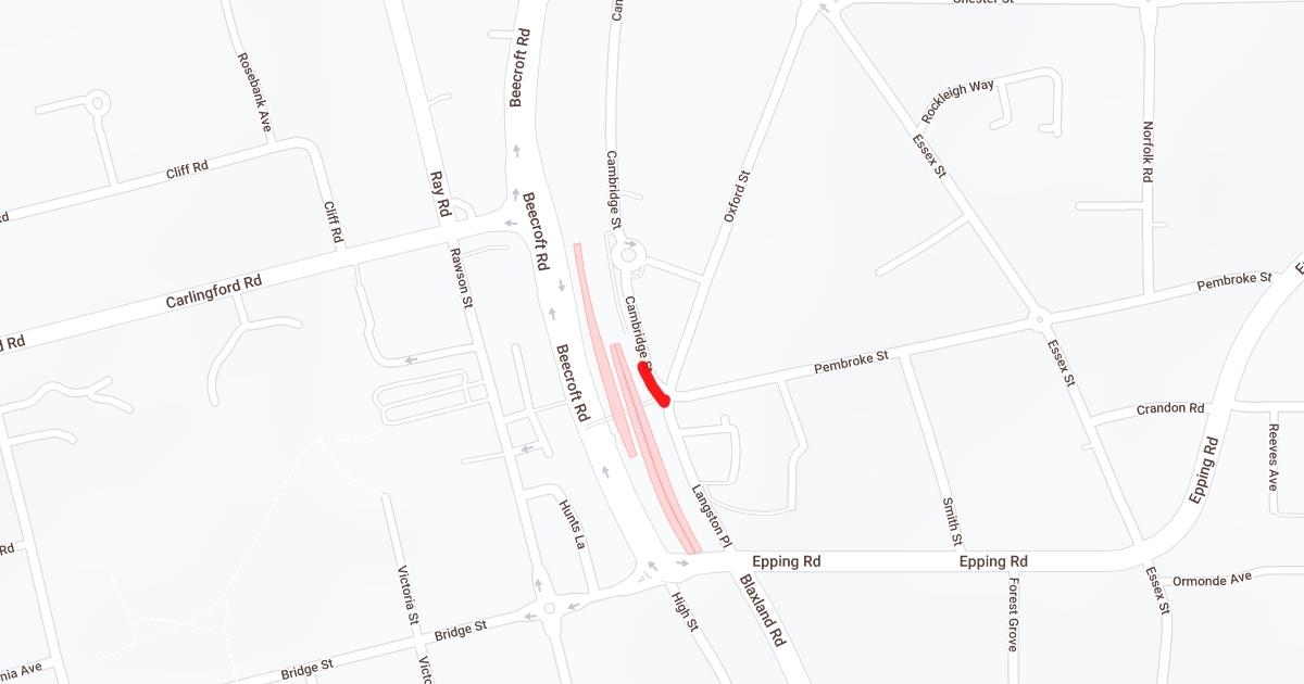 Airport bus epping-chatswood : Scribble Maps