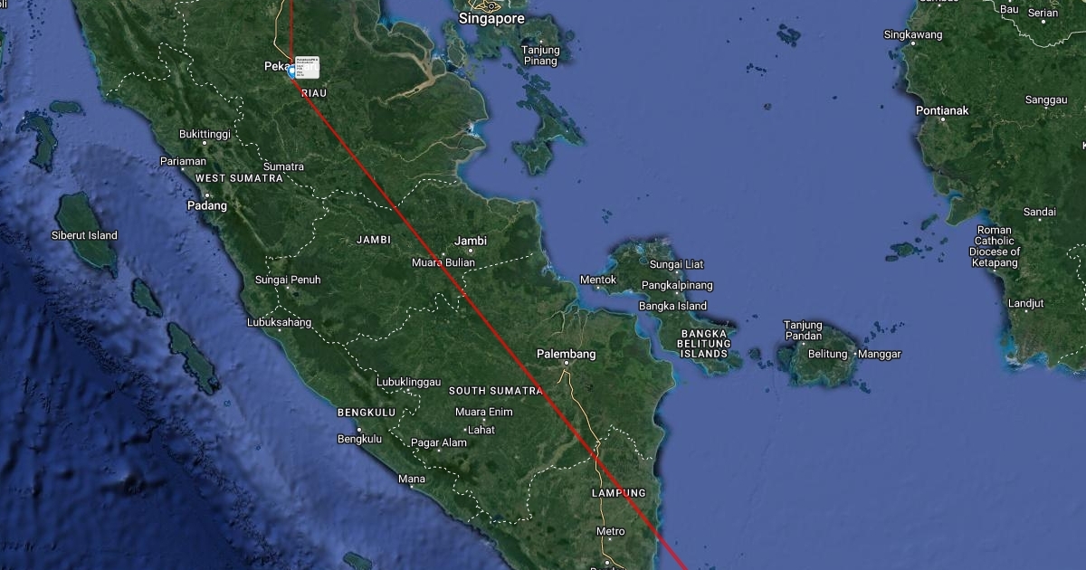 RedWhite Air Current Route Map : Scribble Maps