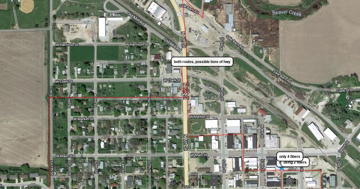 fiber map : Scribble Maps