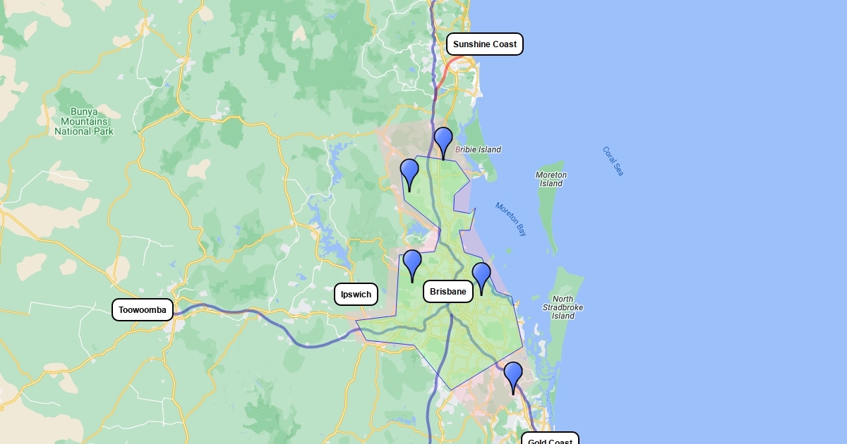 Brisbane : Scribble Maps