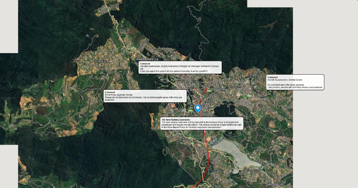 Proposed Development Plan Map of Nuwara Eliya : Scribble Maps