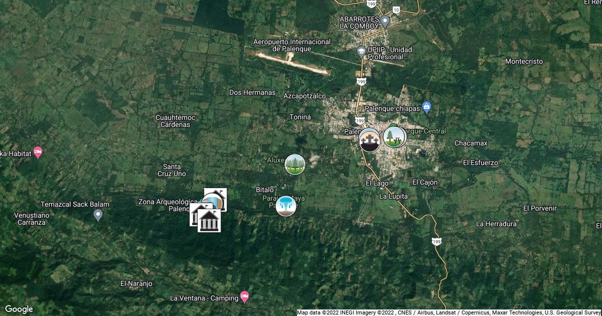 PALENQUE CHIAPAS : Scribble Maps