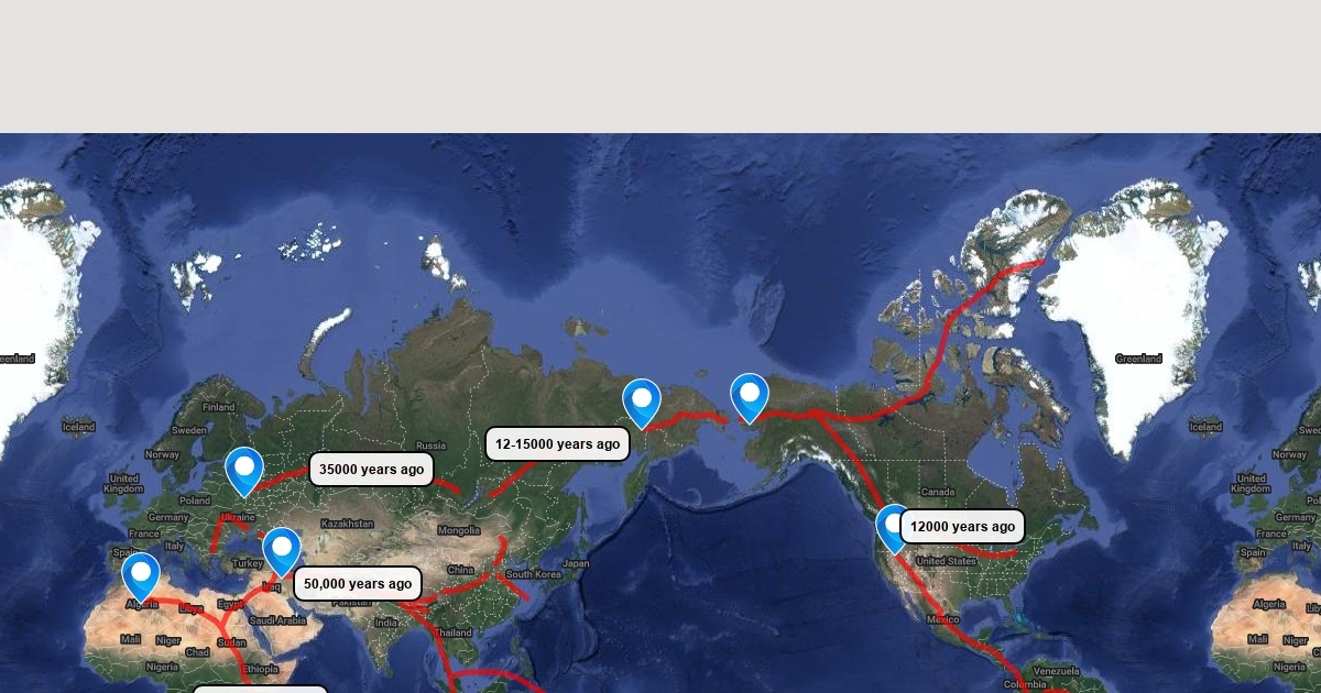 migration map : Scribble Maps
