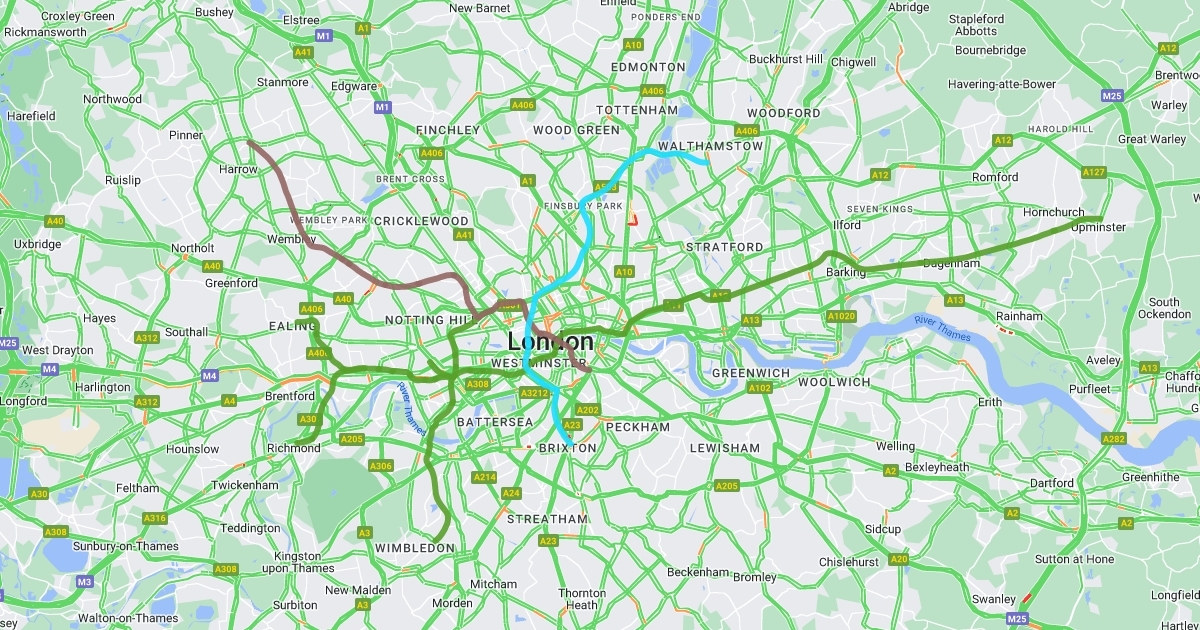 London Underground : Scribble Maps