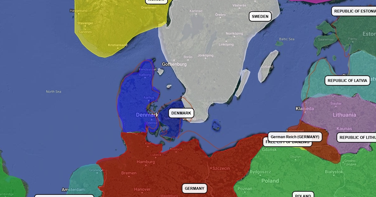 Map of World War II : Scribble Maps