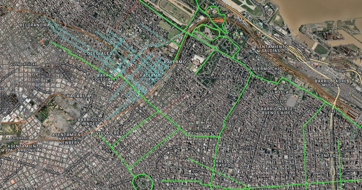 Mapa Vida en Bici : Scribble Maps