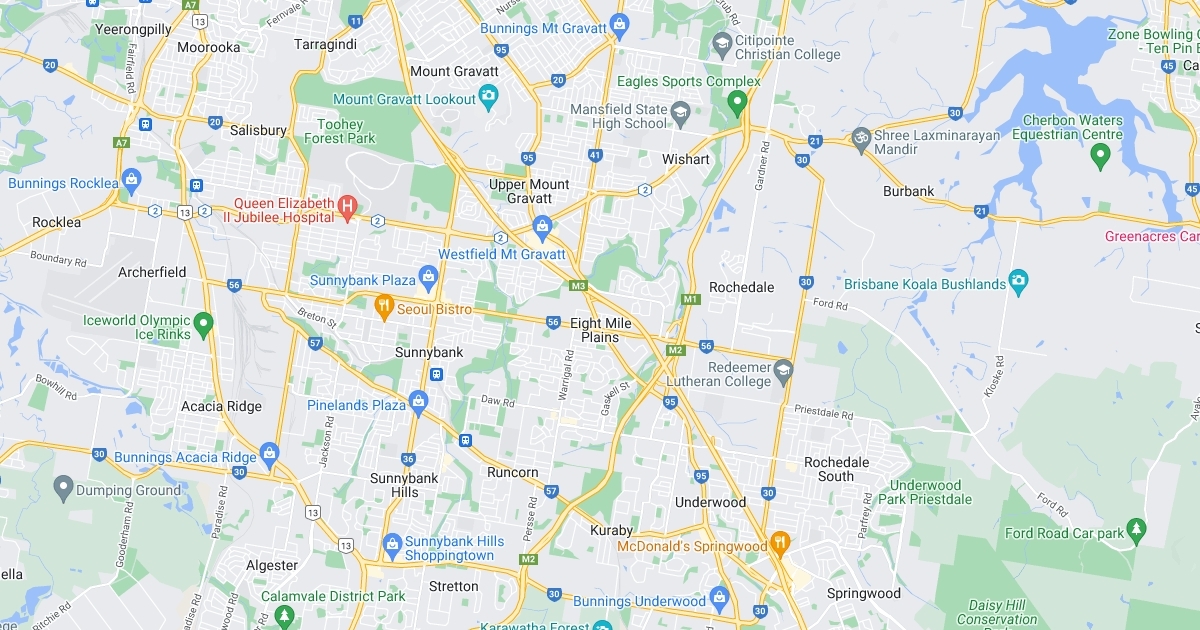 Land Use Map of Eight Mile Plains : Scribble Maps