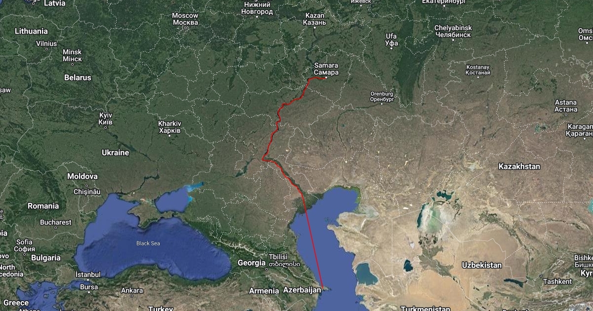 Northern Route of Baku Oil : Scribble Maps