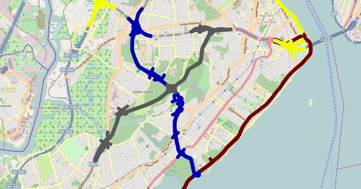 Unbuilt Highways of New York : Scribble Maps