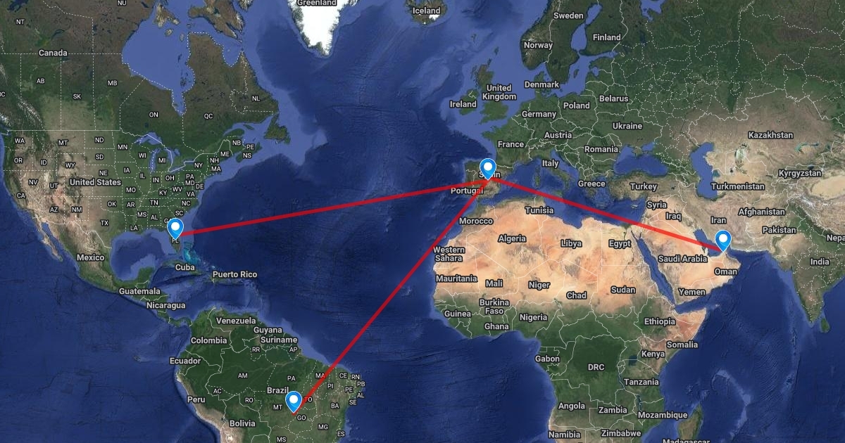 Map of Orange Locations : Scribble Maps