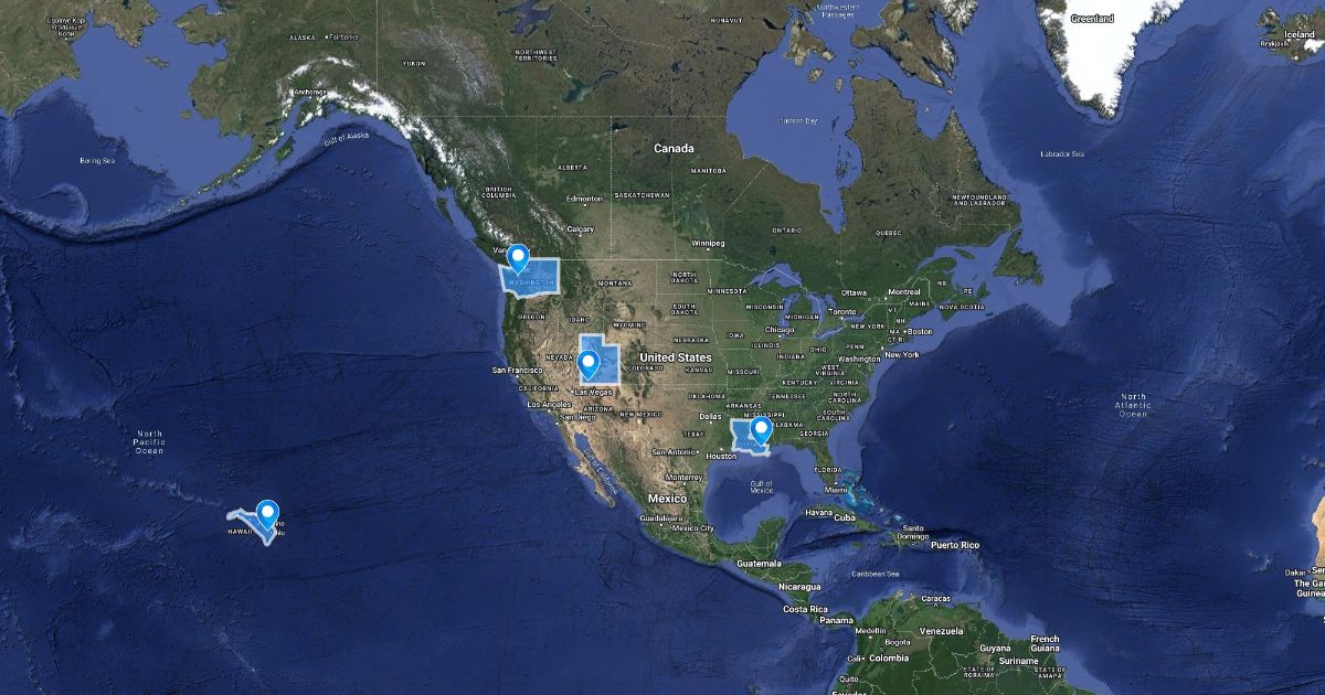 Top Ten places : Scribble Maps