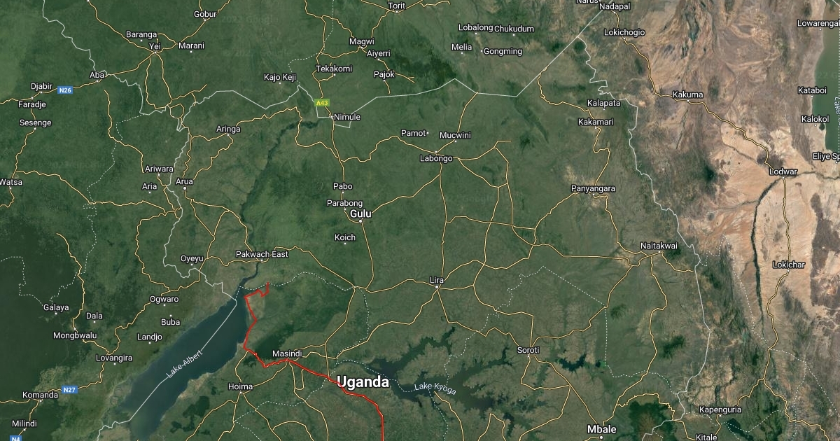 Uganda : Scribble Maps