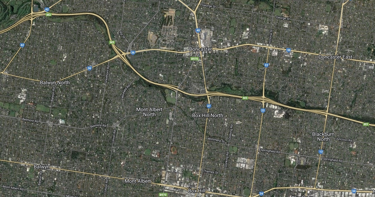 Box Hill North Primary school zombie survival : Scribble Maps