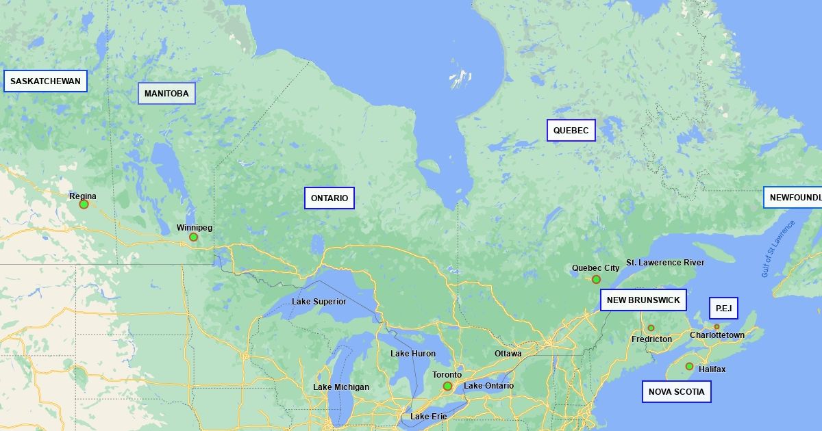 Map of Canada : Scribble Maps