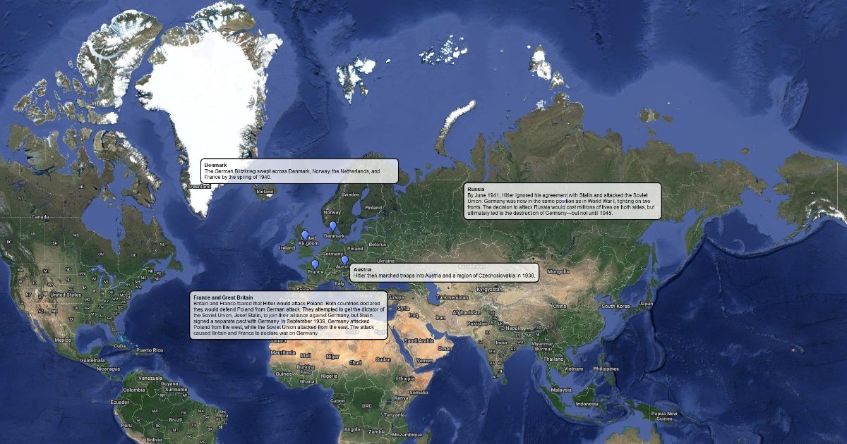 World War II : Scribble Maps