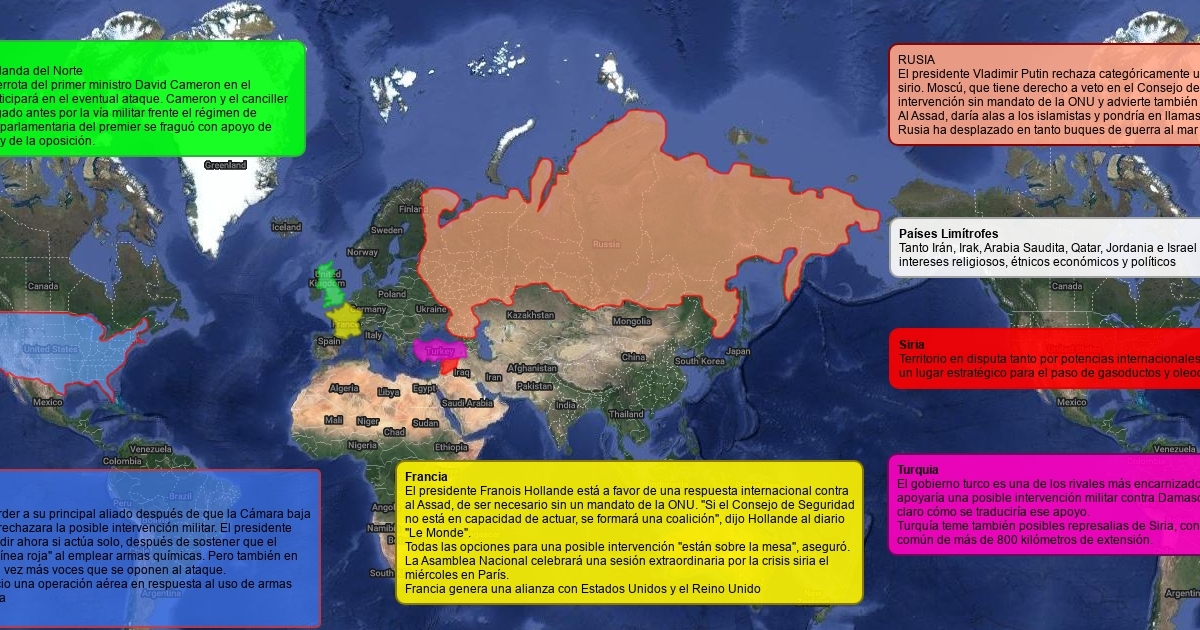 mapa de conflictos : Scribble Maps