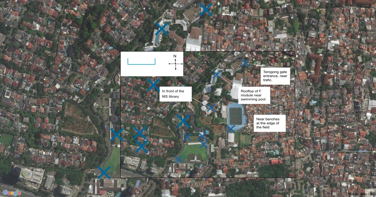 Rain water pH maps : Scribble Maps