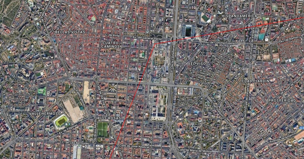 recorrido por madrid : Scribble Maps