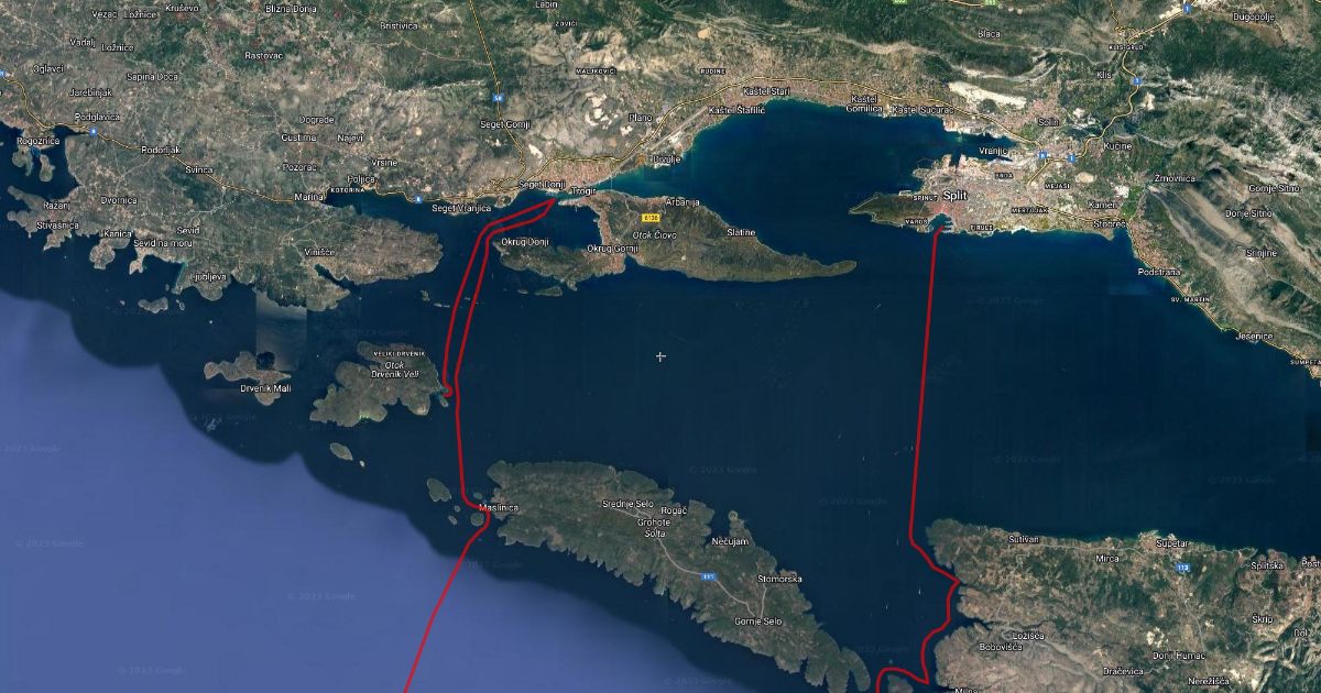 ruta split : Scribble Maps