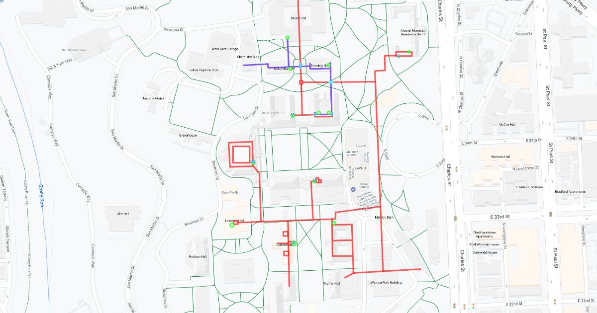 steam tunnels : Scribble Maps