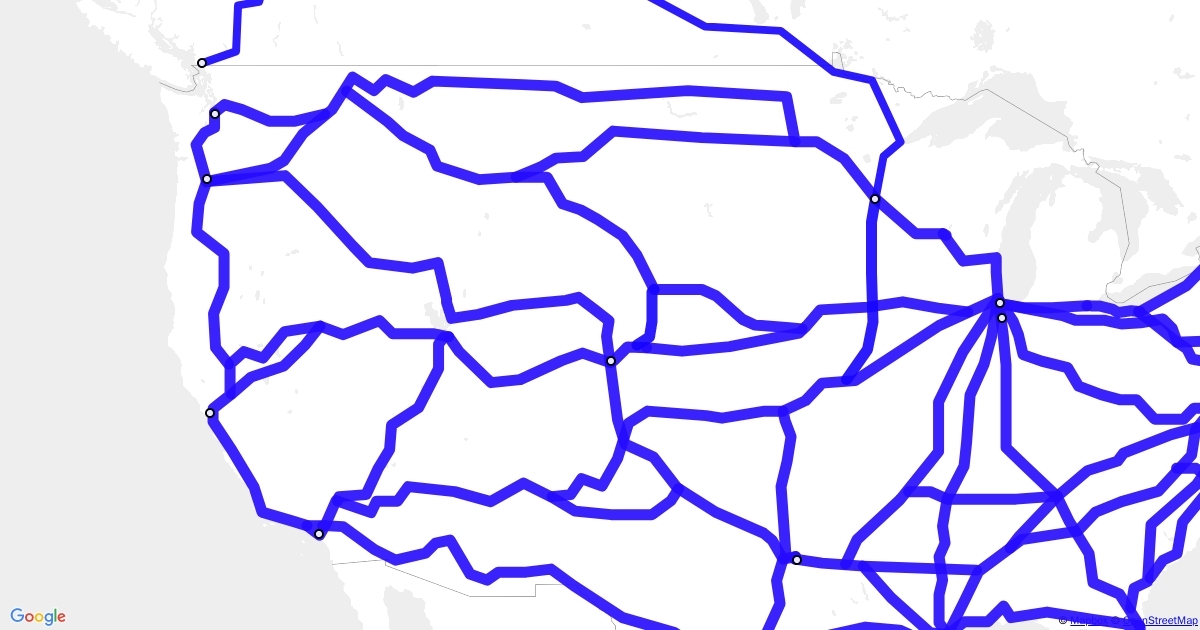 amtrak long distance 2035 : Scribble Maps